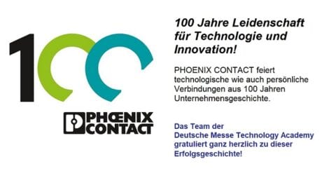 100 Jahre PHOENIX CONTACT – Herzlichen Glückwunsch - Technology Academy ...